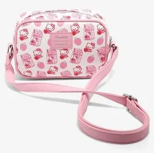 Loungefly | Bags | Loungefly Hello Kitty Strawberry Milk Camera ...